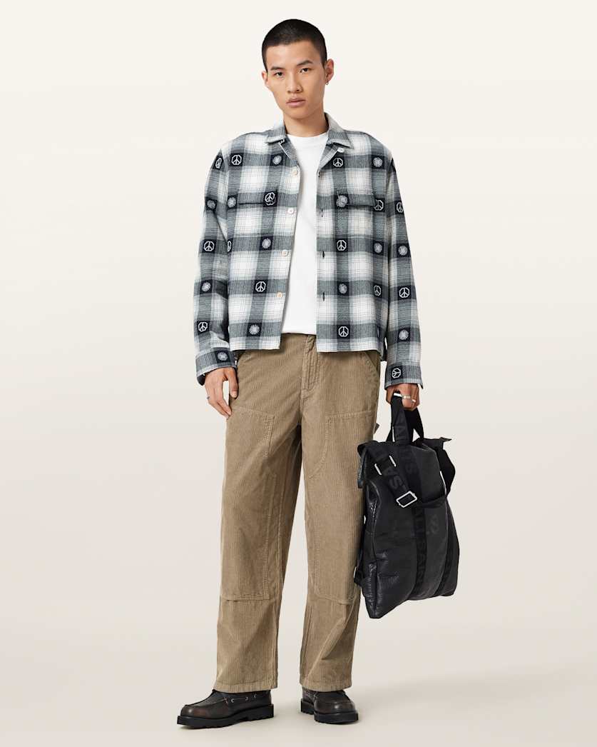 Dustan Corduroy Workwear Trousers GULL BROWN | ALLSAINTS US